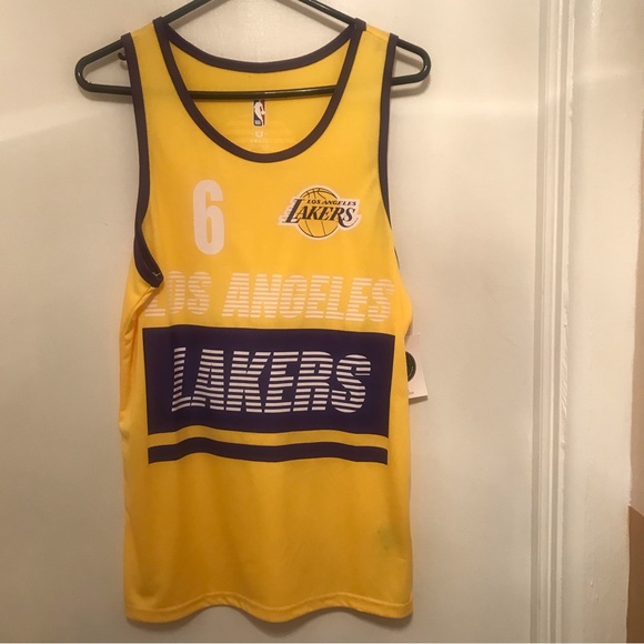 NBA | Shirts | Nwt Mens Tank Top Jersey La Lakers Lebron James Nba Team ...